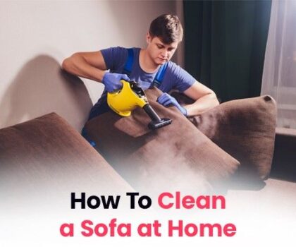 How To Clean a Sofa at Home